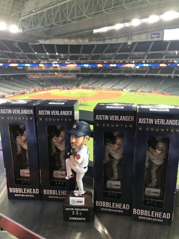July 14, 2018 Houston Astros - Justin Verlander "K Counter" Bobblehead ...