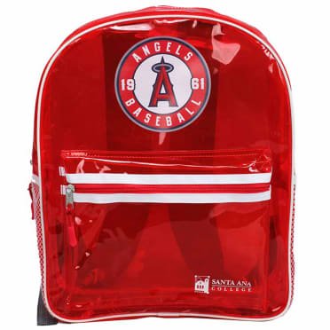 August 12, 2022 Los Angeles Angels - Clear Backpack - Stadium Giveaway ...