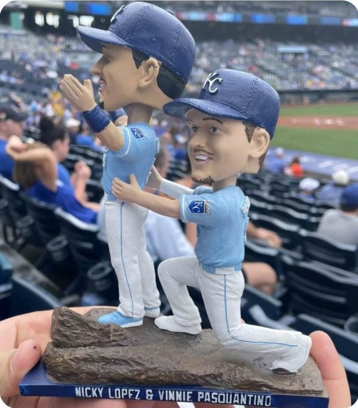 June 18, 2023 Kansas City Royals - Nicky & Vinnie Double Bobblehead ...