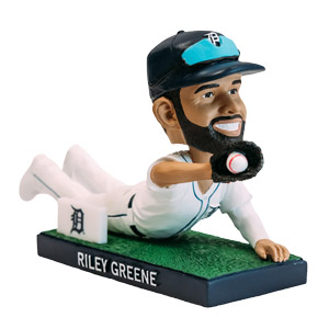 July 8, 2023 Detroit Tigers - Riley Greene Diving Catch Bobblehead ...