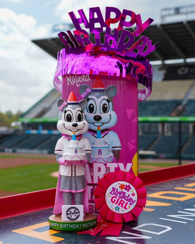 April 14, 2024 Richmond Flying Squirrels - Nutasha Birthday Bobblehead ...