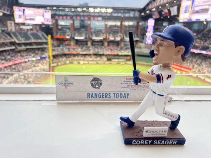 April 24, 2024 Texas Rangers - Corey Seager World Series MVP Bobblehead ...
