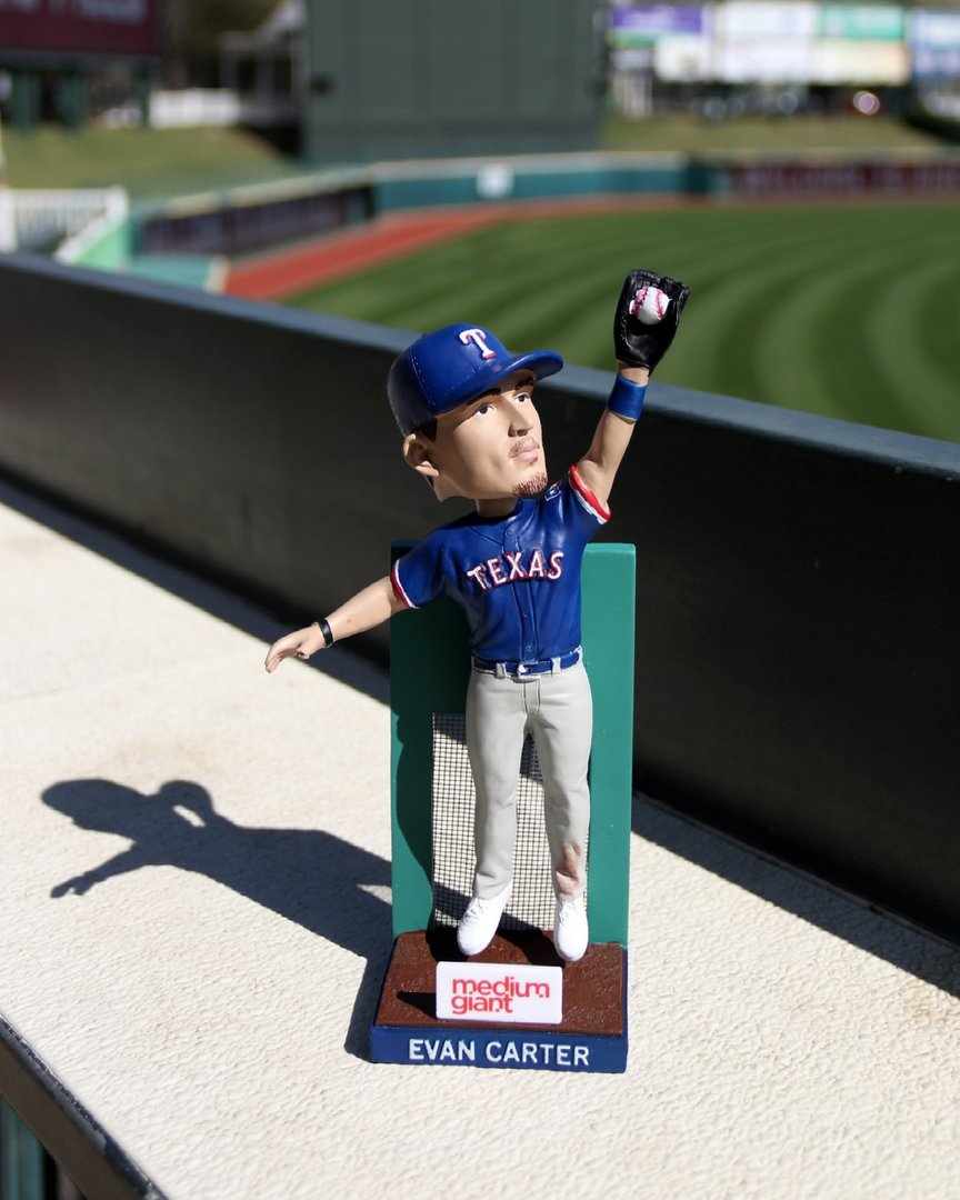May 11, 2024 Frisco RoughRiders - Evan Carter Bobblehead - Stadium ...