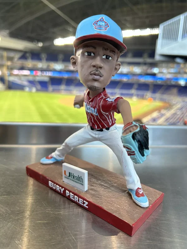 June 2, 2024 Miami Marlins - Eury Perez Bobblehead - Stadium Giveaway ...